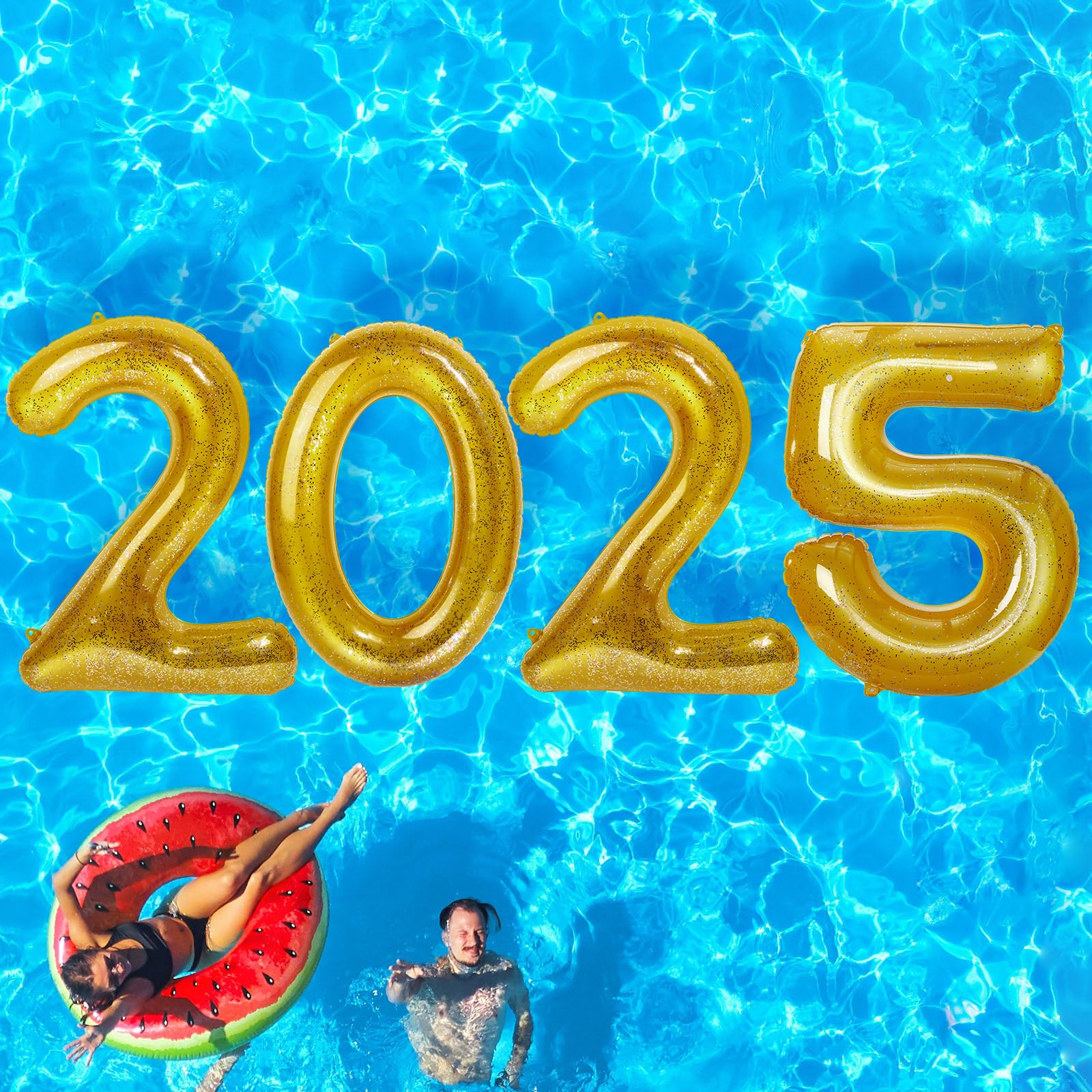 HyDren 48 Huge Graduation Pool Float 2025 Grad Prom Inflatable Letter ...