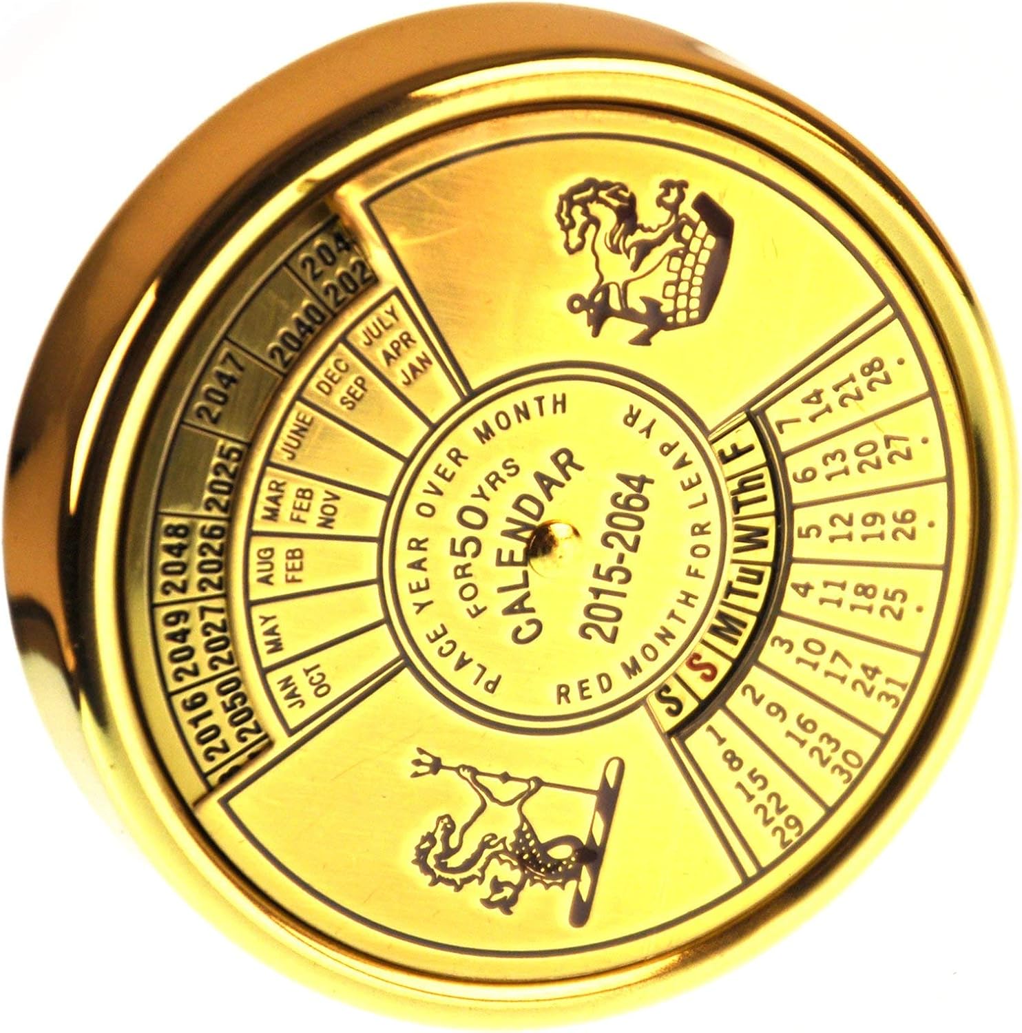Nauticalia 4640 50 year Calendar paperweight – BigaMart