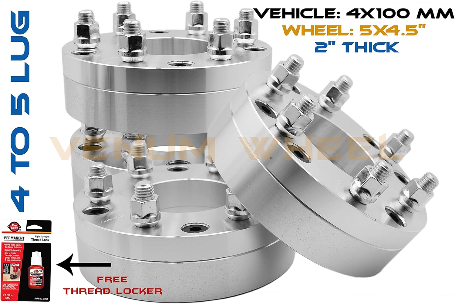 Aluminum Alloy Wheel Spacer Adapter 4X100 To 5X114.3 at Bailey Walters blog