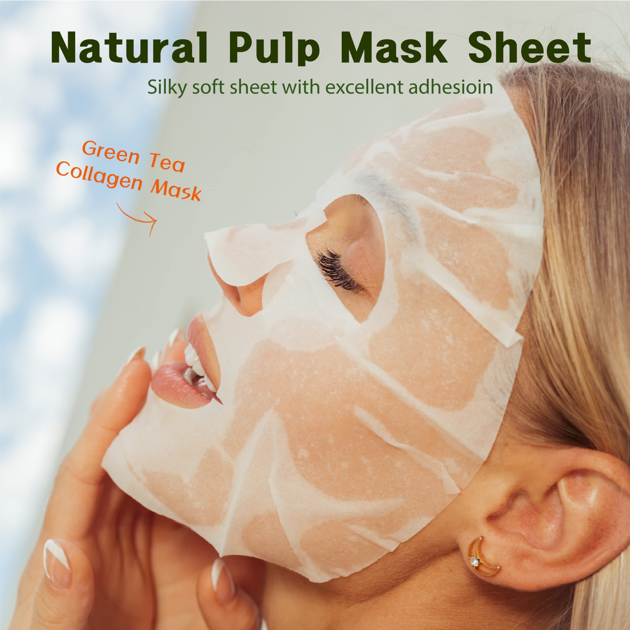 Mua Purederm Green Tea Collagen Mask (12 Pack) - Green Tea Extracts ...
