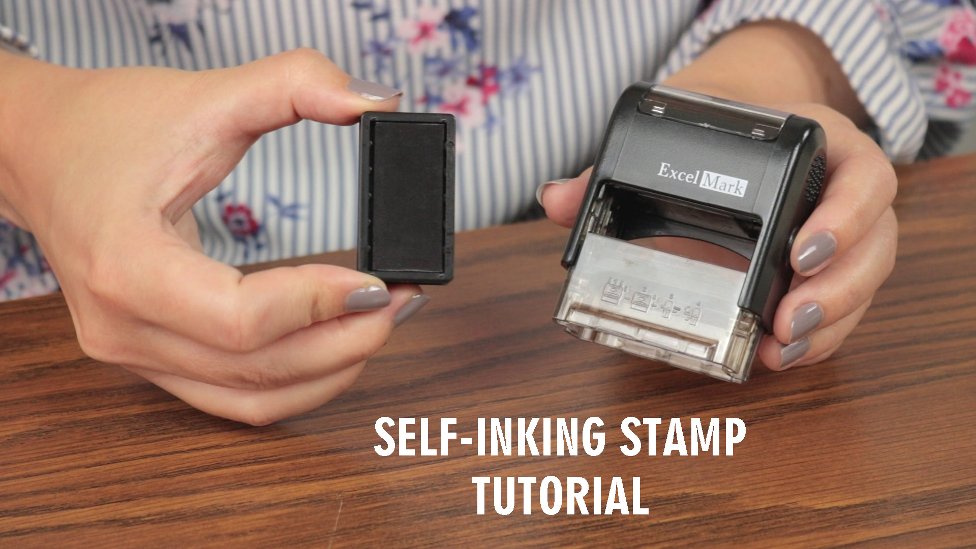 ExcelMark Self Inking Stamp Tutorial excelmark-self-inking-stamp-tutorial
