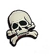 Amazon.com: The Skull and crossbones dead person's head – GLOW IN THE ...