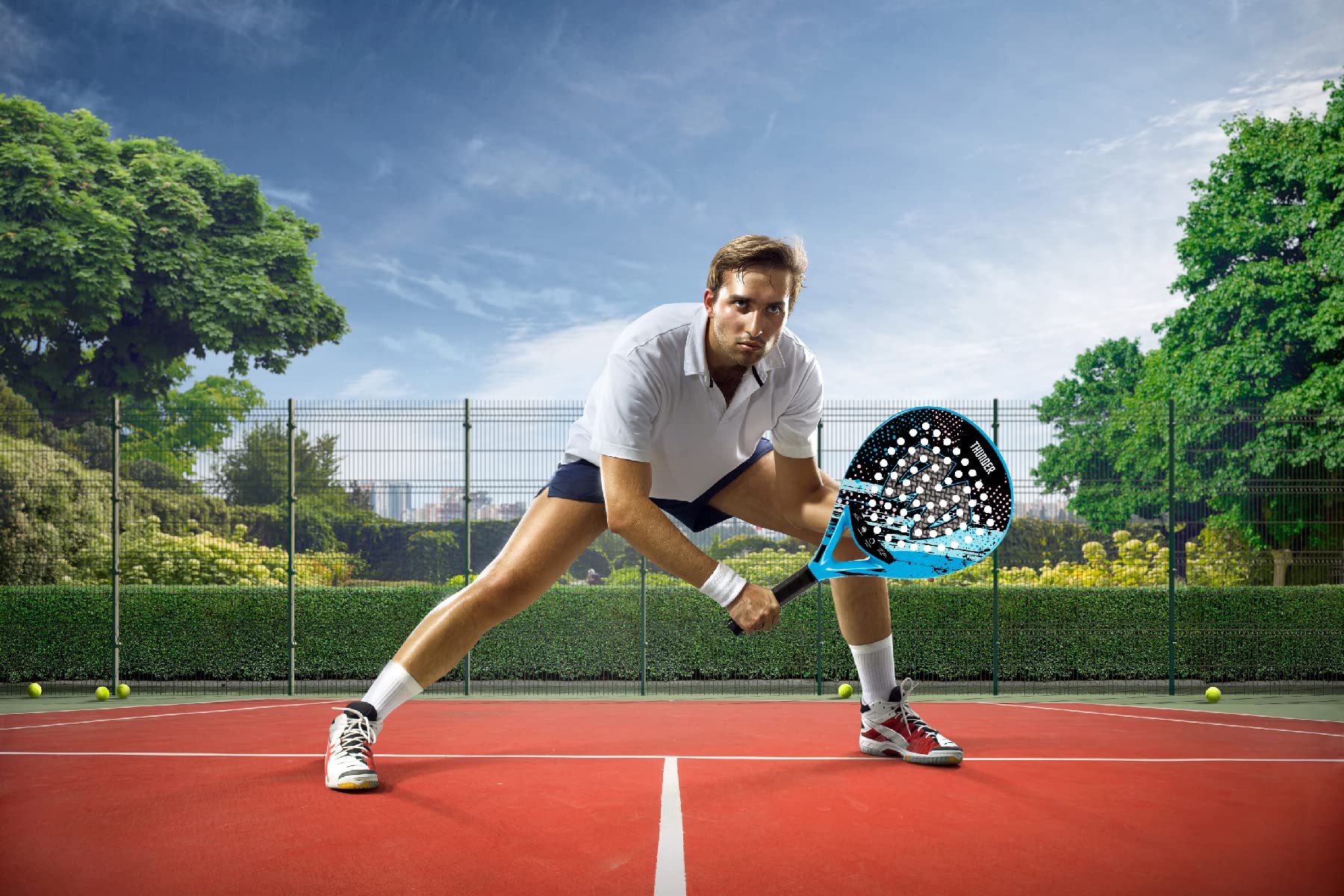 Mua MCALEX Padel Racket, POP Tennis, Carbon Fiber Face with EVA Memory ...
