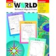 Evan-Moor The World Reference Maps & Forms Book, Grades 3-6 (World & Us ...