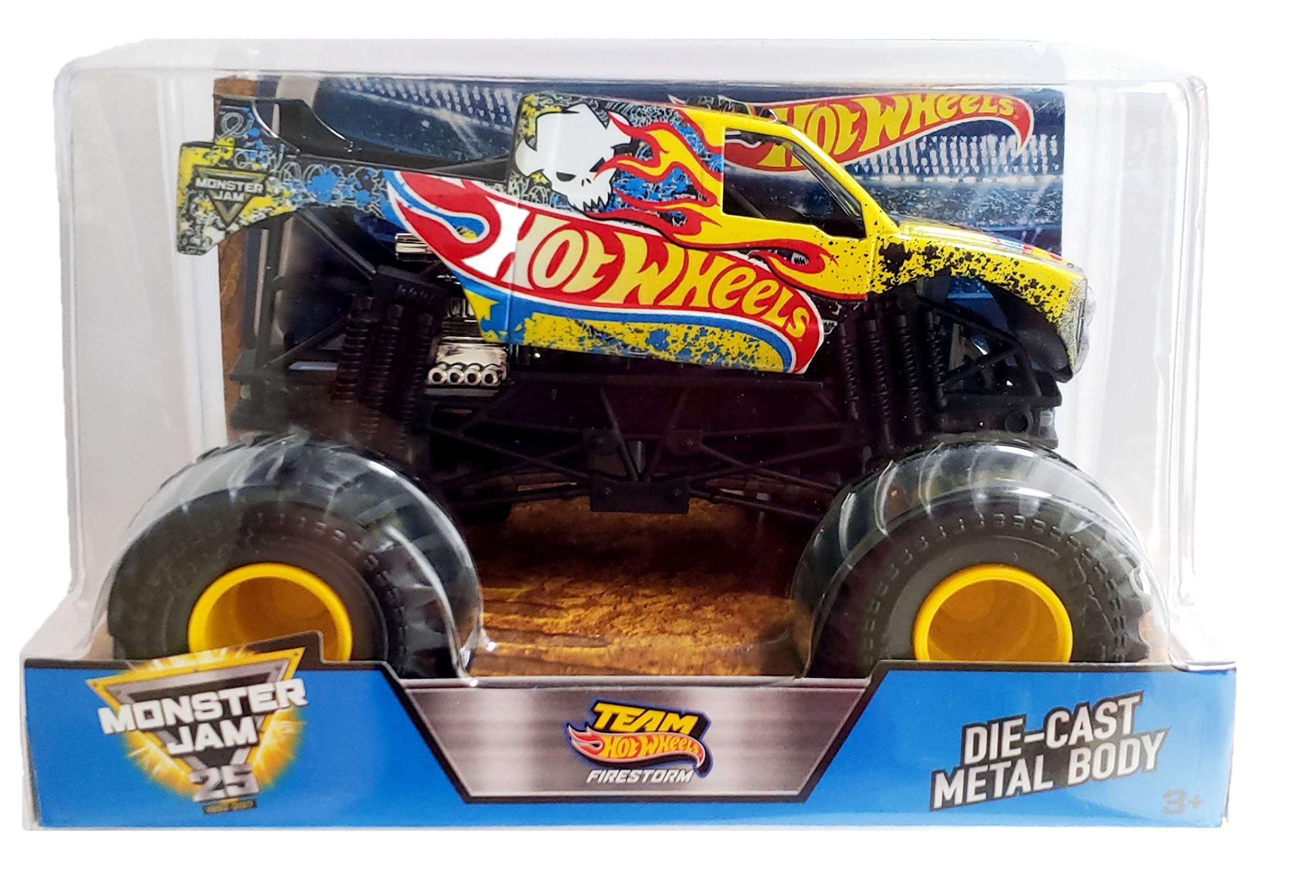 Mua HOT Wheels Monster JAM 1:24 Scale Team Firestorm 25TH Anniversary ...