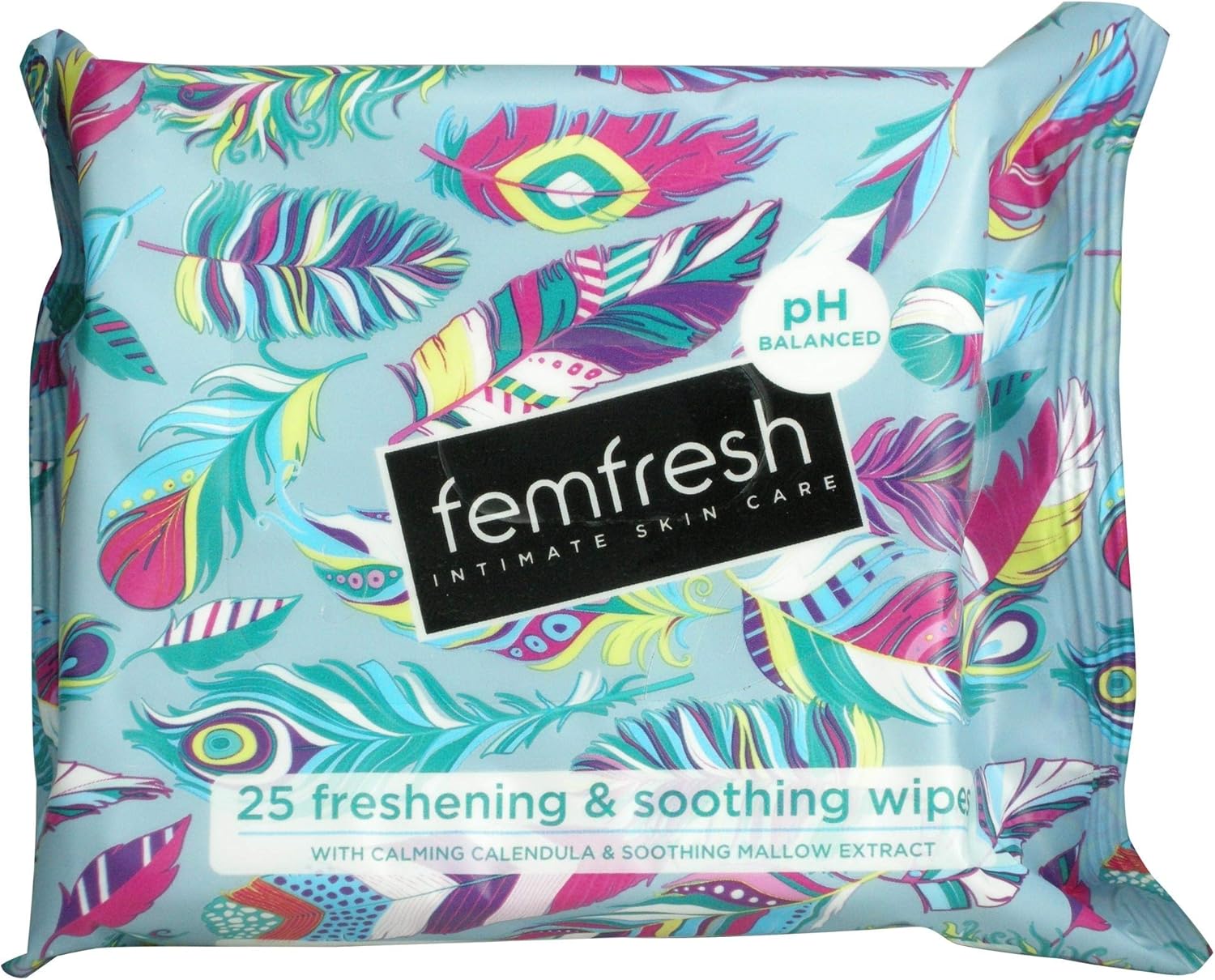 Femfresh Intimate Hygiene 25 Feminine Freshness Biodegradable Wipes x 6 ...