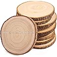 Amazon.com: 10pcs Wood Slices for Centerpieces 5.5-6.5 inches Wood ...