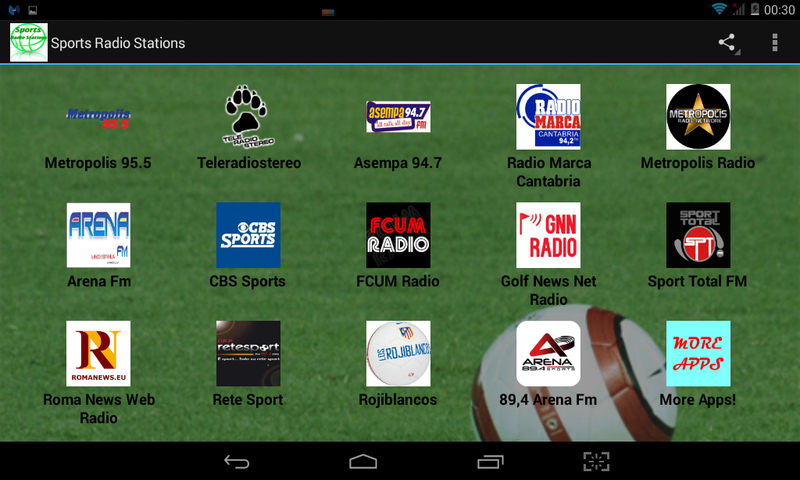 Sports Radio Stations:Amazon.com:Appstore for Android