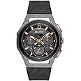 Amazon.com: Bulova CURV Chronograph Black and Titanium Watch 98A162 ...