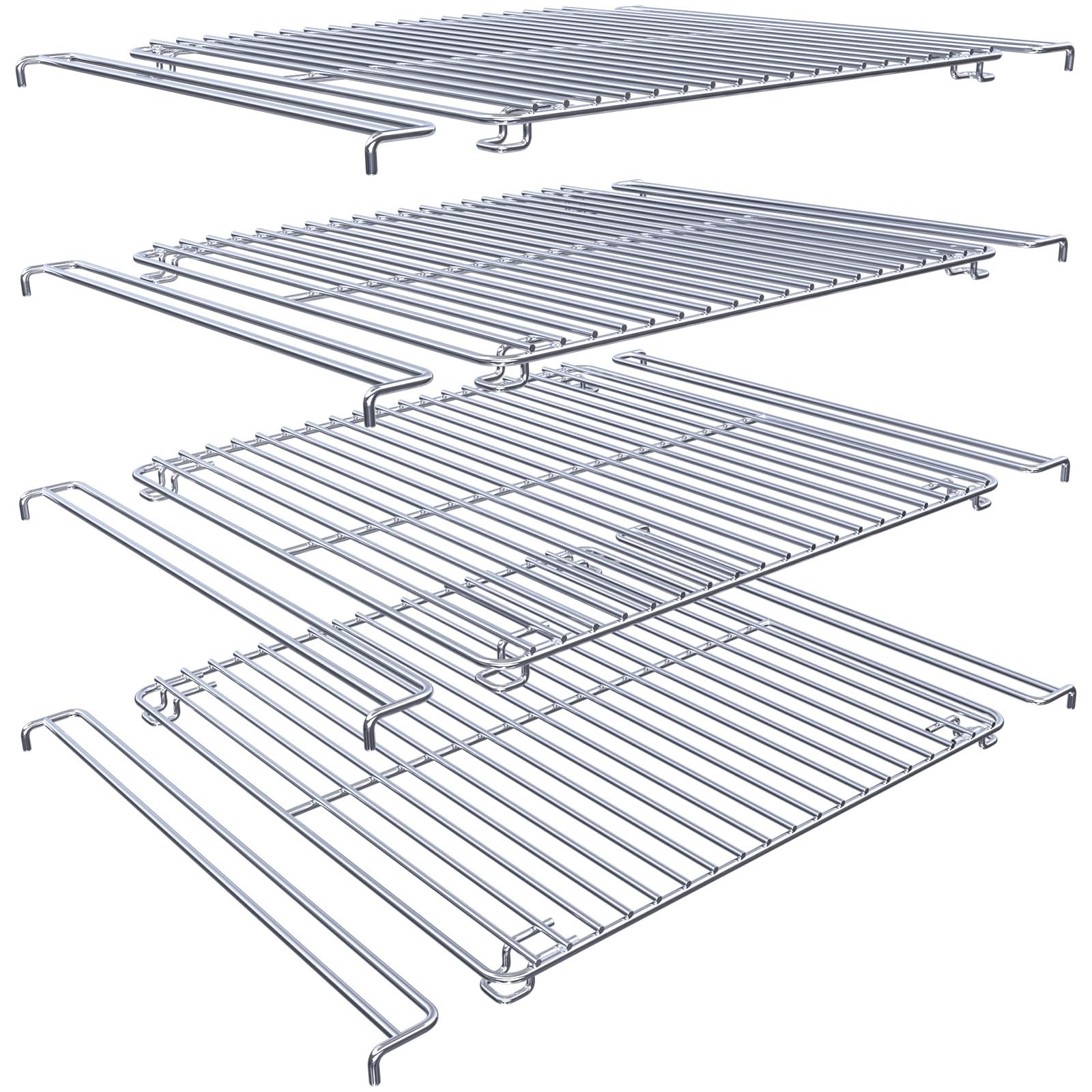 Hisencn Cooking Grate for Masterbuilt Smoker 30 Inch, 4 PCS 13.3" x 13. ...