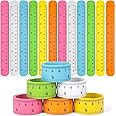 Amazon.com: LovesTown 12PCS Ruler Slap Bracelets, Colorful Silicone ...
