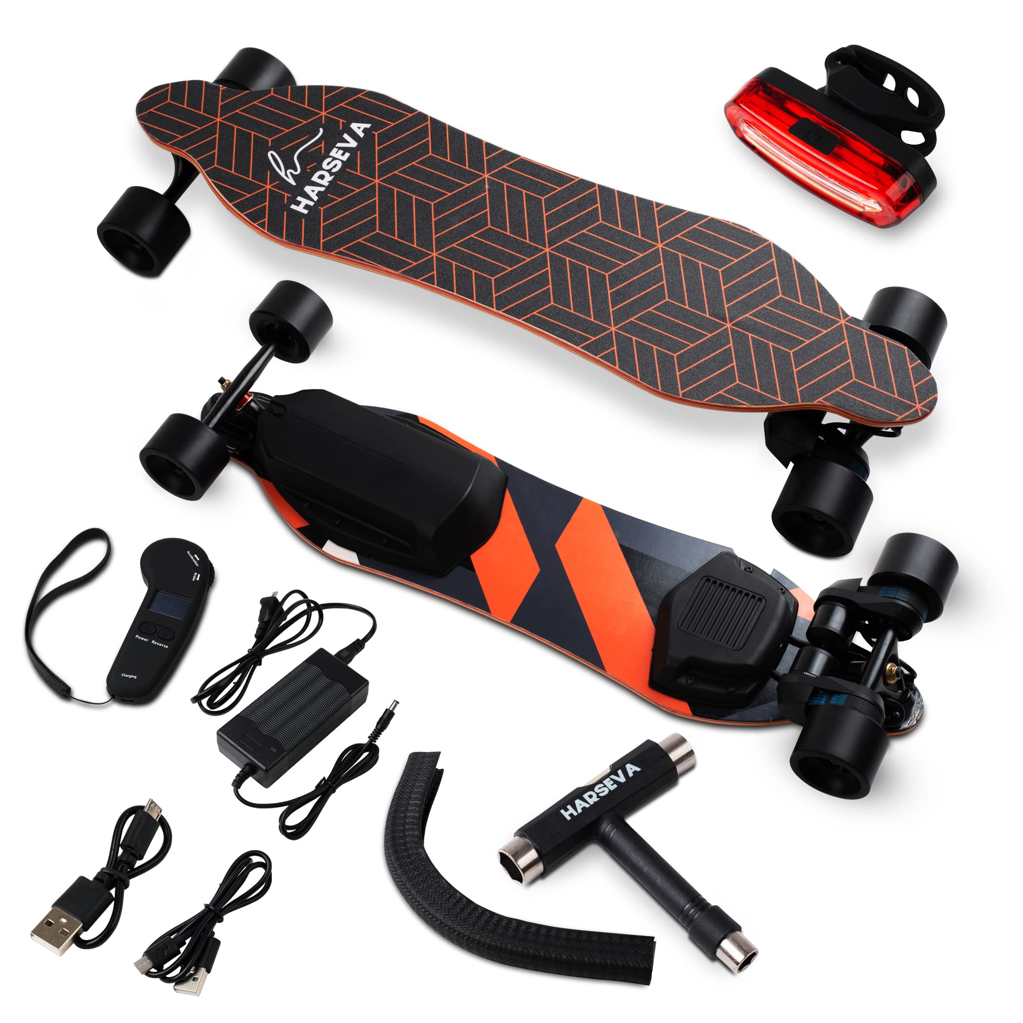 Mua HARSEVA Electric Skateboard - Motorized Skate Board with 1200W Dual ...
