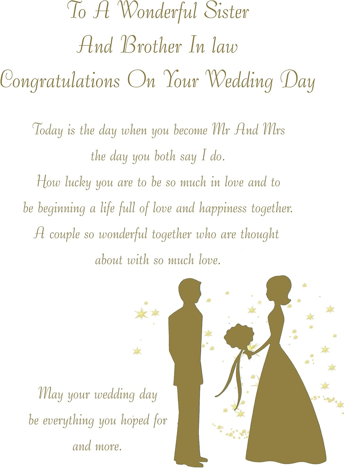 30 Luxury Wedding Poems For Sister And Brother In Law
