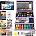 Amazon.com: iBayam Teen Girl Gifts Trendy Stuff, 195-Pack Art Kit Drawing Coloring Set for ...