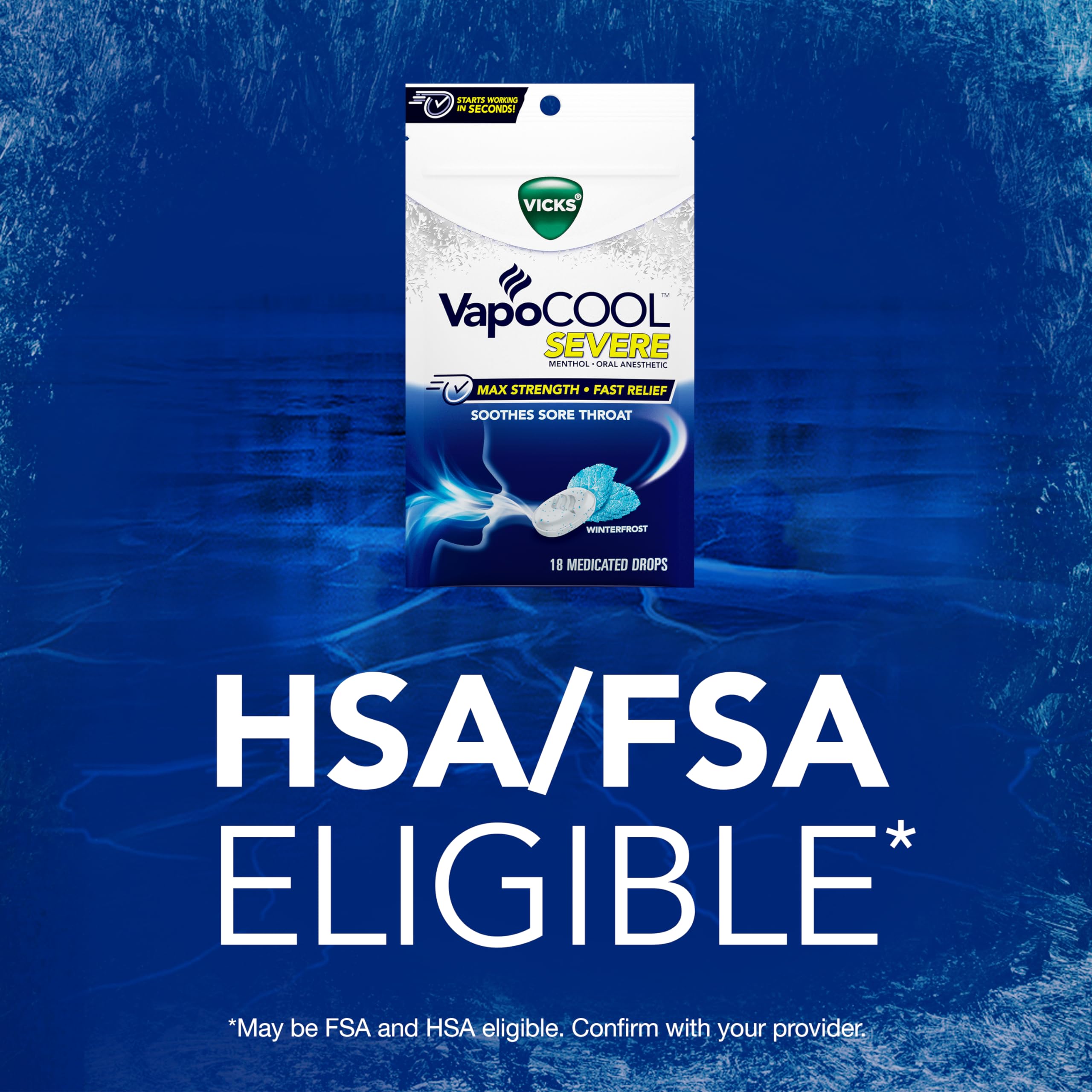 Mua Vicks VapoCOOL Max Strength Sore Throat Drops, Fast Relief, Soothes ...