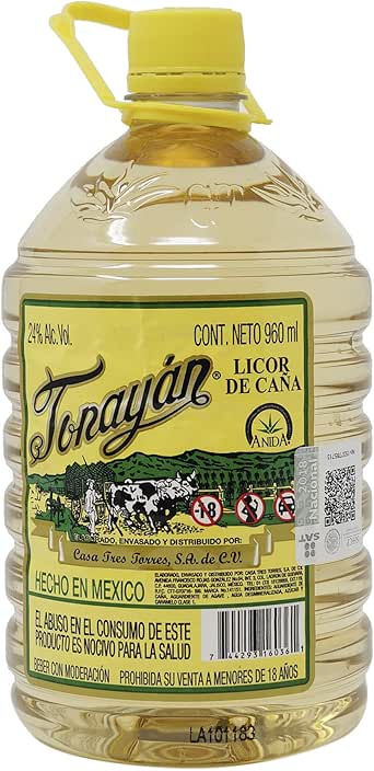 Aguardiente Tonayán - 960 ml: Amazon.com.mx: Alimentos y Bebidas
