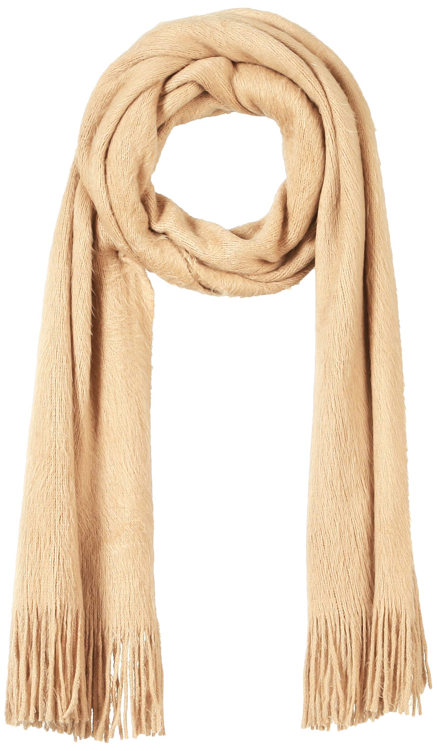 Under Zero Women's Winter Fuzzy Knitted Scarf with Tassel | Buy Scarves ...