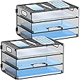 Amazon.com : DALTACK 3 Tier Letter Tray Paper Organizer with Handle ...