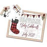 Amazon.com: Personalized Christmas Pregnancy Announcement Puzzle ...