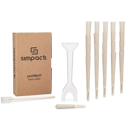 packNpuff Pre Roll Machine | Cone Loader | Filler Funnel & Packer + 25 ...