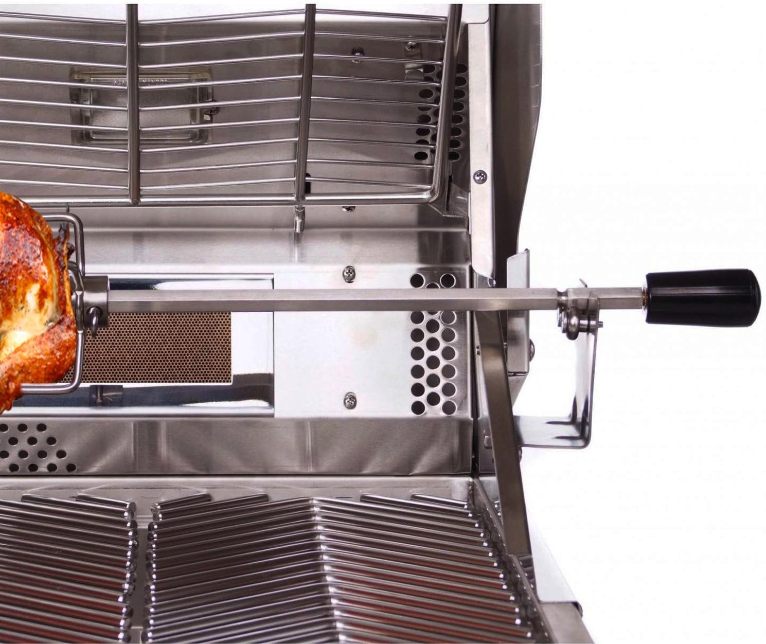 Review Cal Flame BBQ08856P3 3 Burner Rod Grill Rotisserie Kit – Grills ...