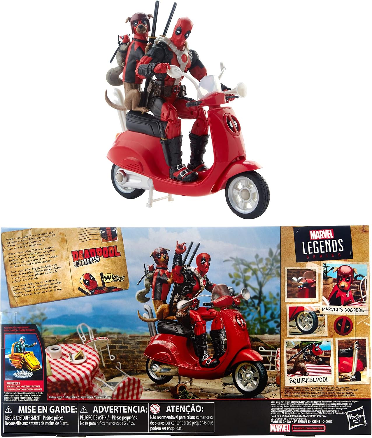 Avengers Marvel Legends Series 6-inch Deadpool with Scooter – BigaMart