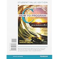 Amazon.com: C How to Program -- MyLab Programming with Pearson eText: 9780136921783: Deitel ...