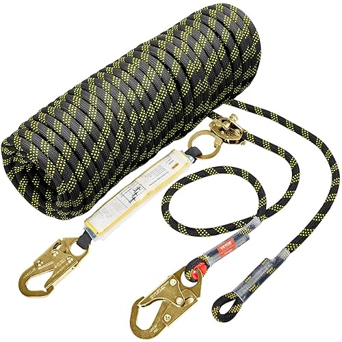 Climbing Rope, Fall Protection Safety Rope, 25 50 100 150ft Vertical ...