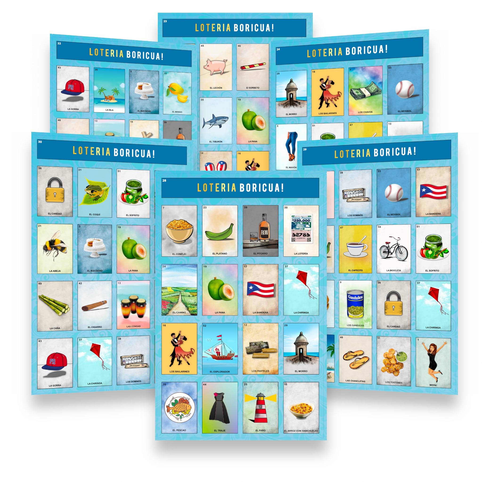 Mua Expansion Set 10x Boards ONLY - Loteria Boricua Puerto Rican Bingo ...