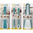 Amazon.com: Wilton Easy Flex Silicone Spatula Set, Your Go-To Tools for ...