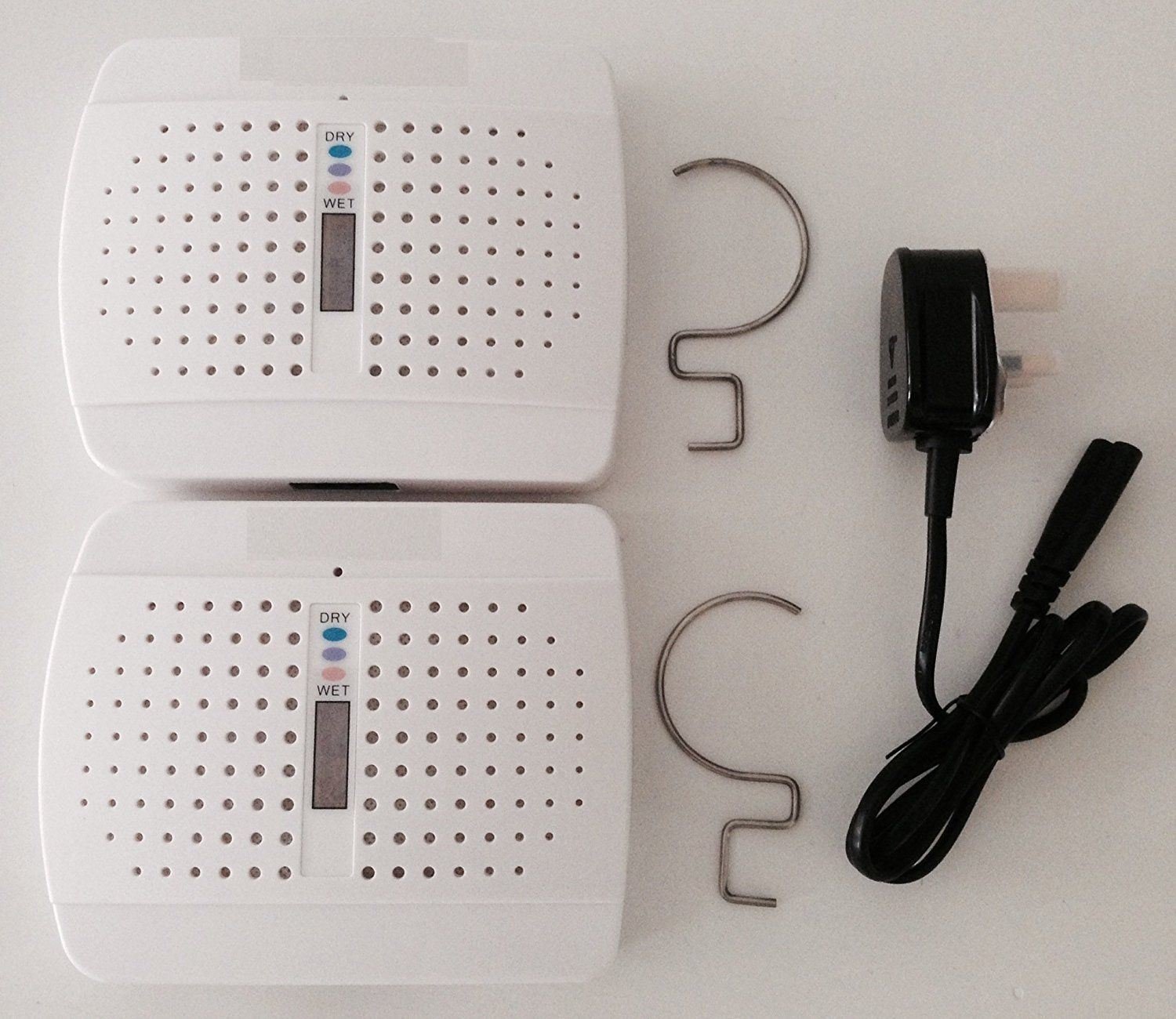 New Rechargeable Reusable Dehumidifier Moisture Absorbing Twin Pack ...