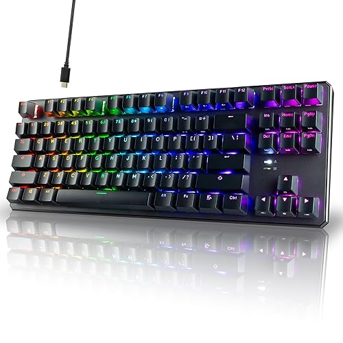 TECWARE Phantom+ 87 Key RGB Mechanical Gaming Keyboard | TKL 80% ...