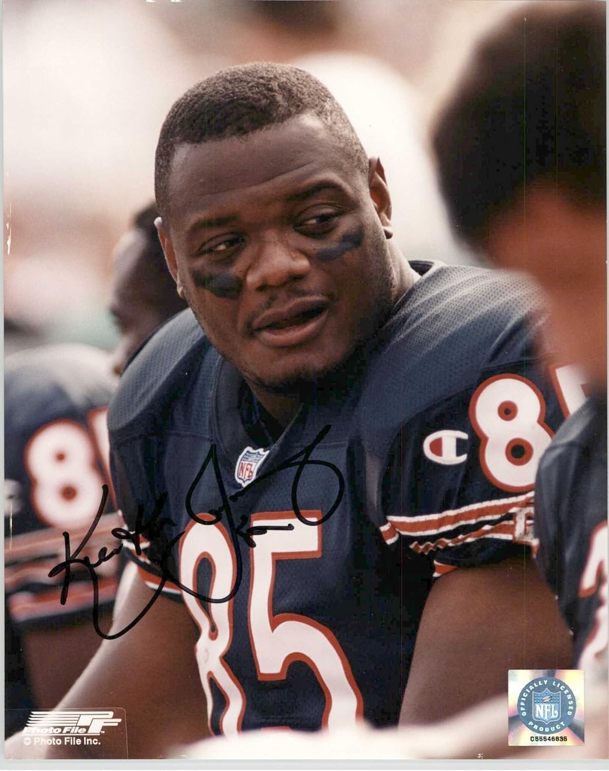 Keith Jennings Signed Autographed Glossy 8x10 Photo - Chicago Bears at ...
