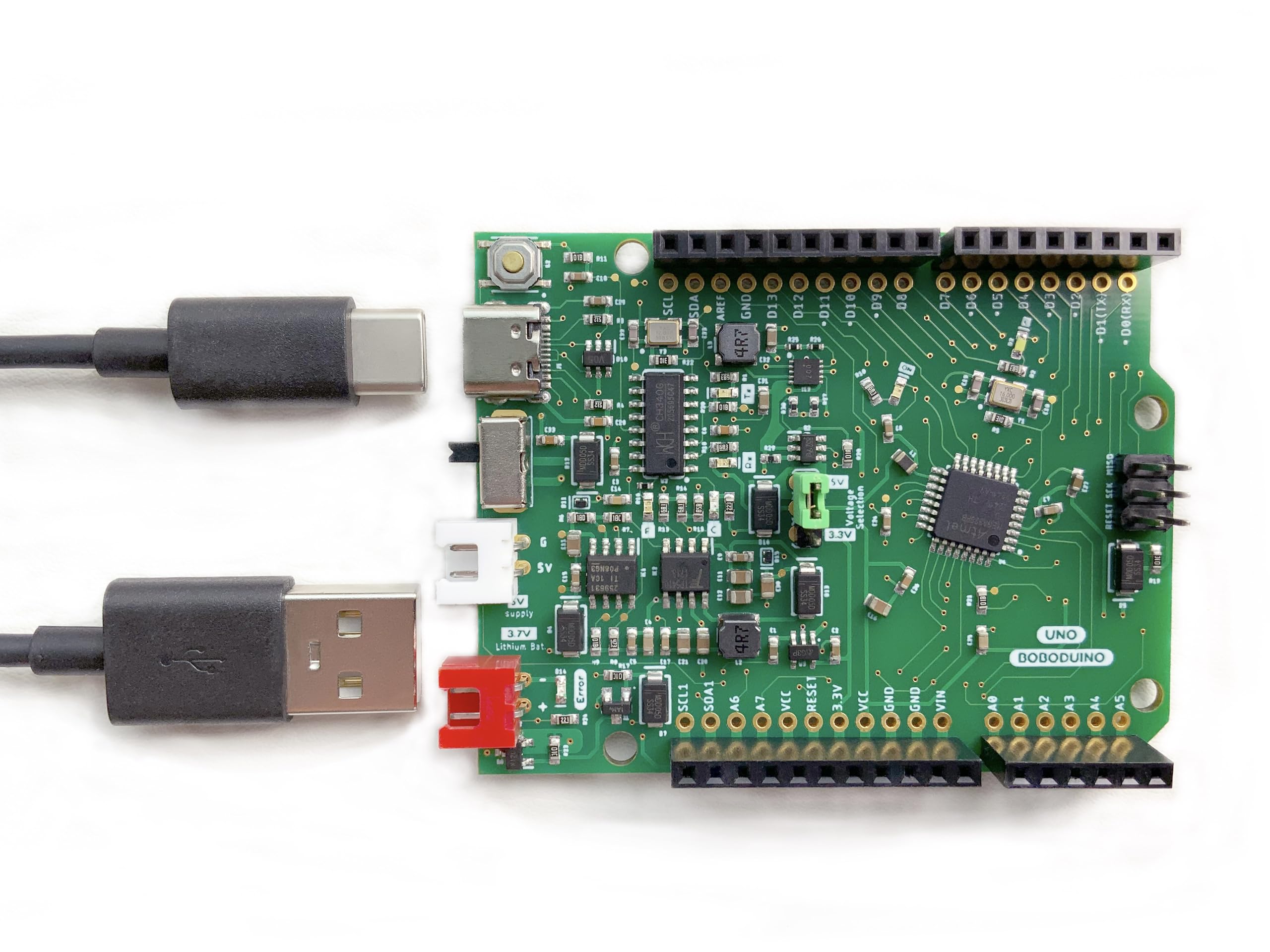 Mua Uno Rev3 with USB Cable, USB-C, Battery Charger, 5V/3.3V Switchable, Arduino-Compatible trên ...