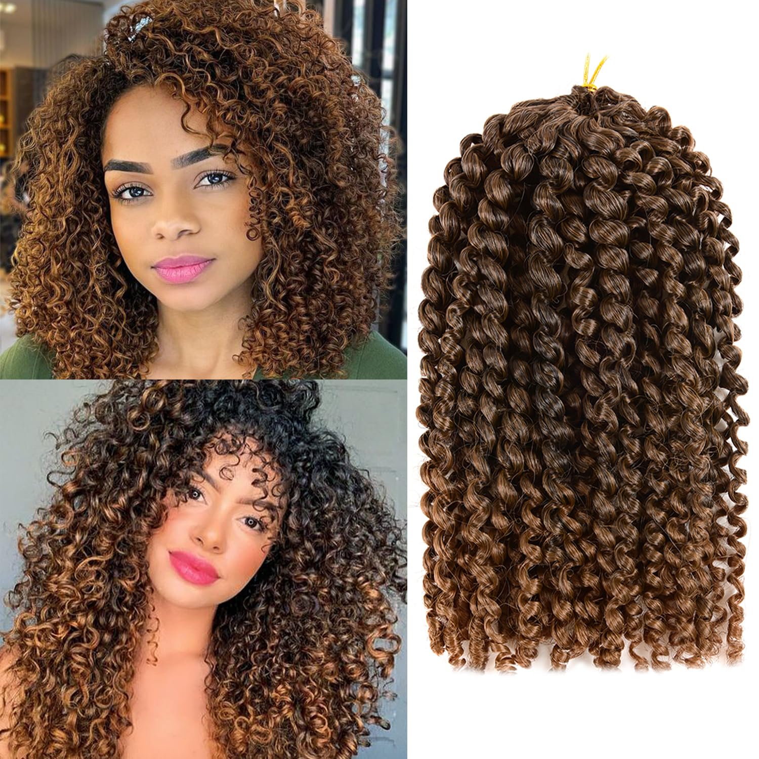 Marlybob Crochet Hair 8 Inch Passion Twist Hair Curly Braiding Hair ...