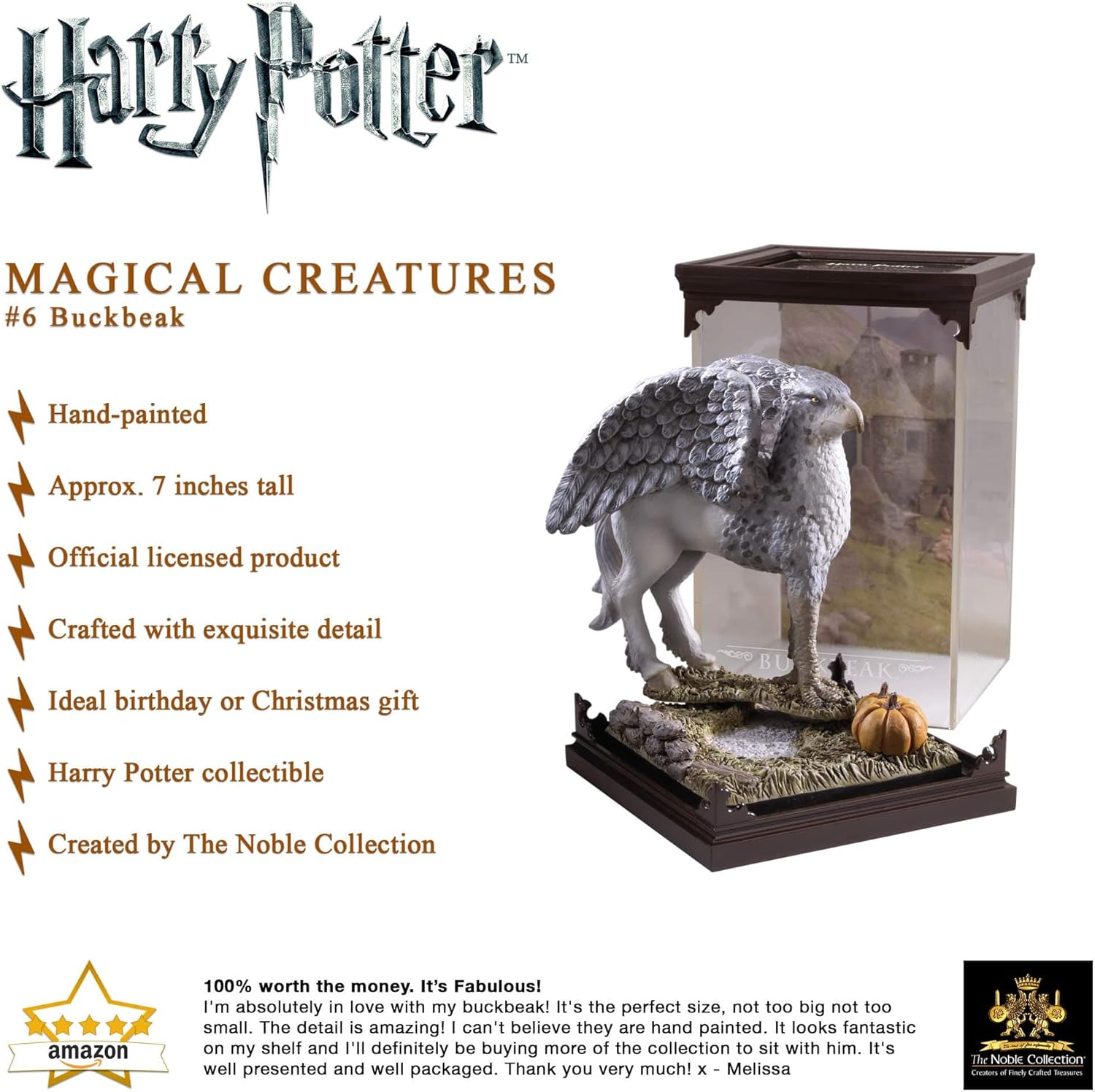 The Noble Collection – Magical Creatures Buckbeak – Hand-Painted ...