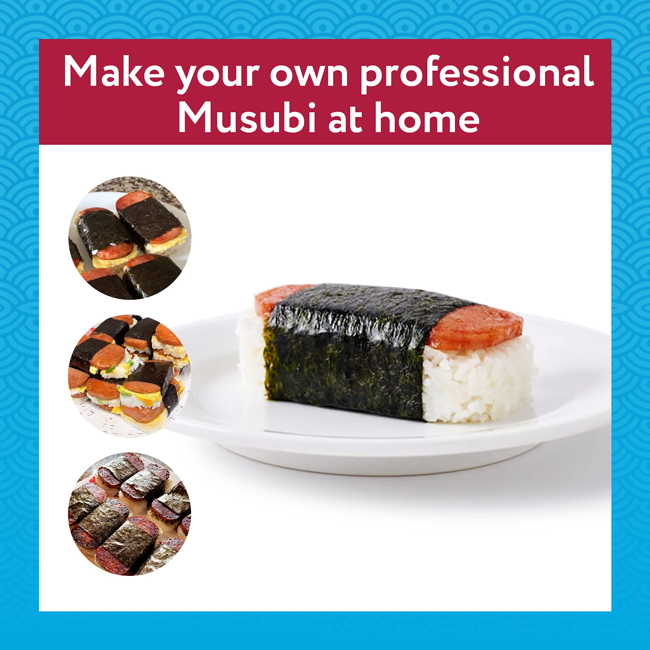 Musubi Maker Kit - 2 Pack - Non-Stick Sushi Press Mold For Handmade ...