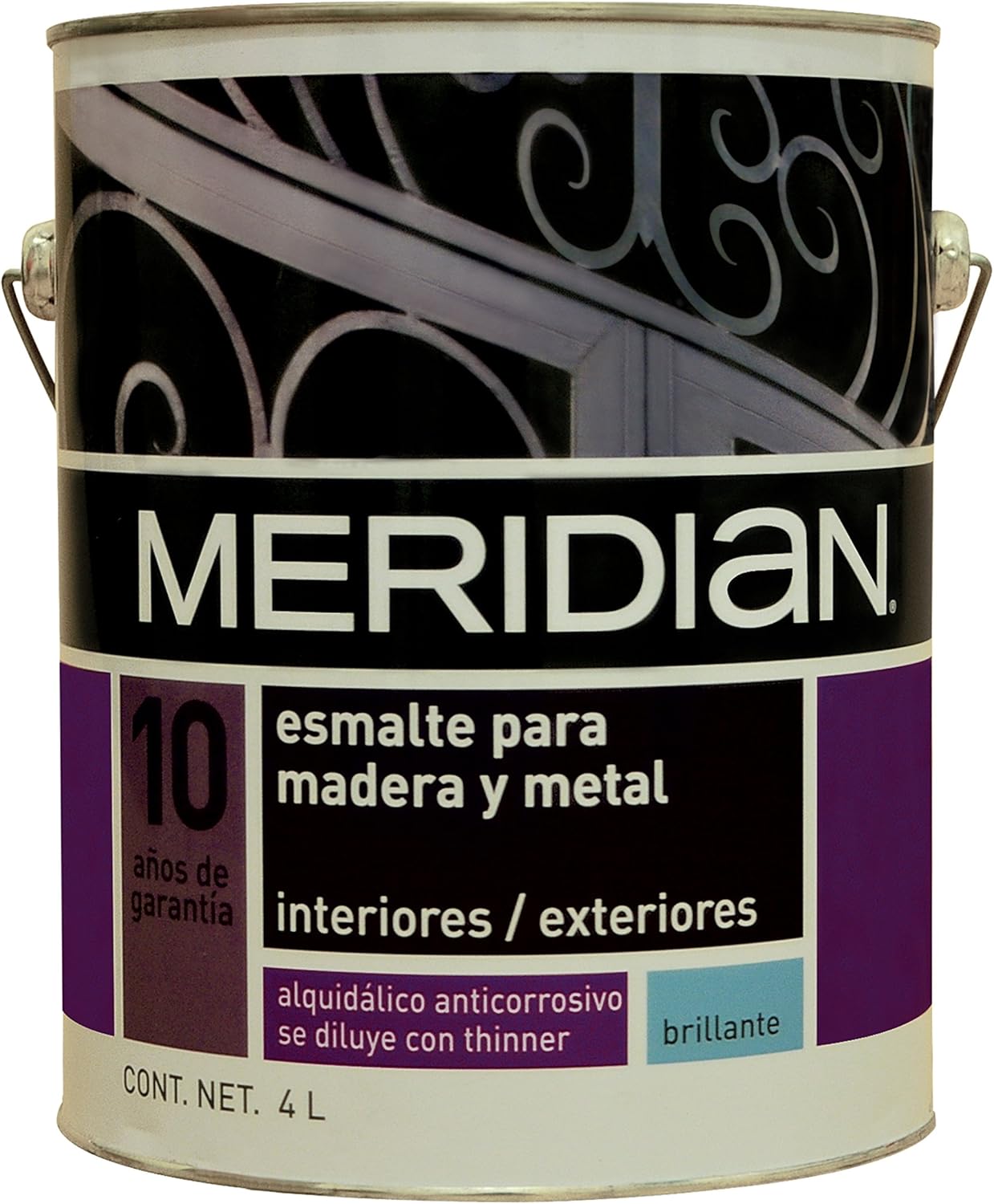 Meridian 19A0431401 Esmalte, color Negro Brillante: Amazon.com.mx ...