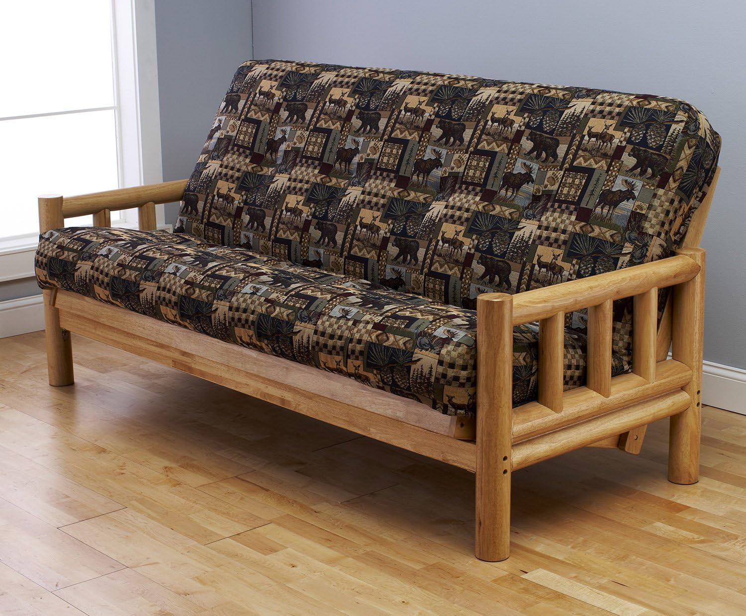 Amazon.com: Lodge Natural Futon | Peter's Cabin Futon Mattress: Kitchen ...