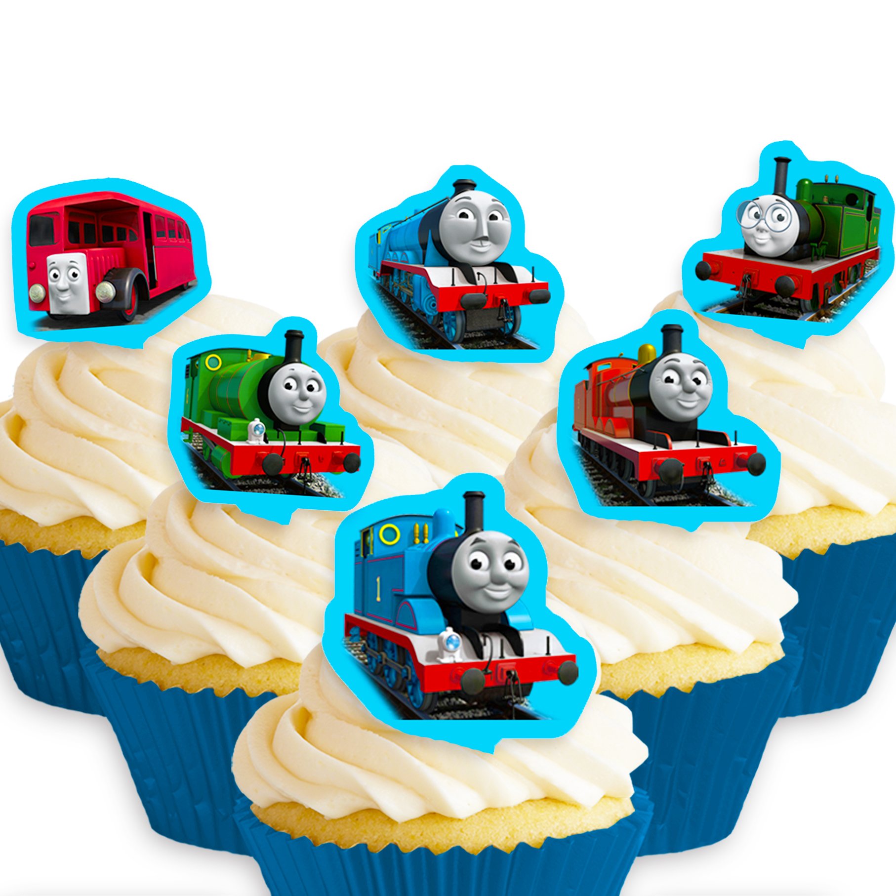 Cakeshop 12 X Pre Cut Thomas The Tank Engine And Friends | Desertcart ...