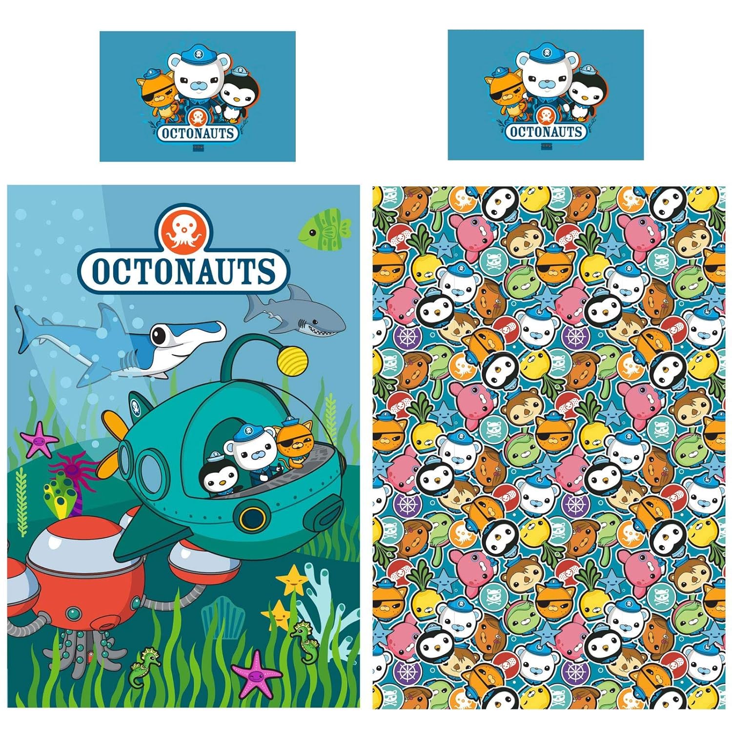 Duvet Covers Octonauts Mission Single Duvet Cover and Pillowcase Set Home