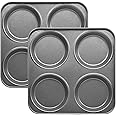 Amazon.com: Brightalk Yorkshire Pudding Pan Set of 2, 4-Cup Nonstick ...