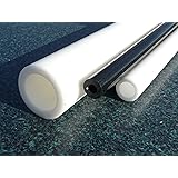 Hohlstab PTFE weiß Ø 20*10 mm, Lang 1000 mm Kunststoffrohr (Teflon) Rohr: Amazon.de: Küche ...