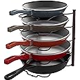Amazon.com: Simple Houseware Cabinet Pantry Pot and Pan Organizer ...