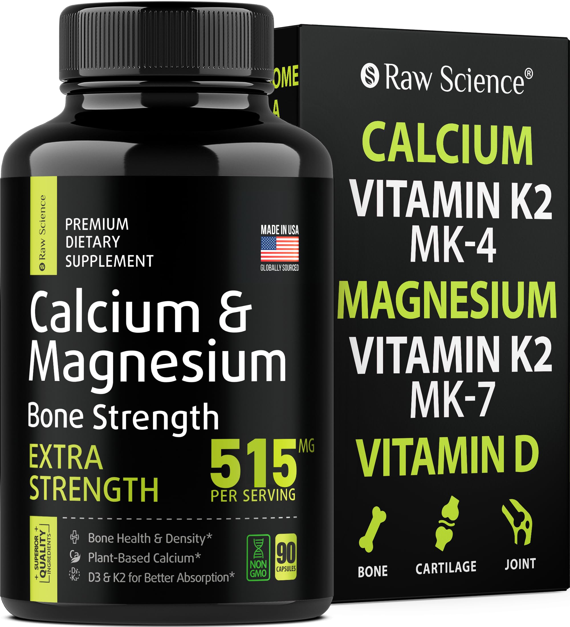 Mua Calcium Citrate with Vitamin D3 K2 & Magnesium Glycinate - Bone ...
