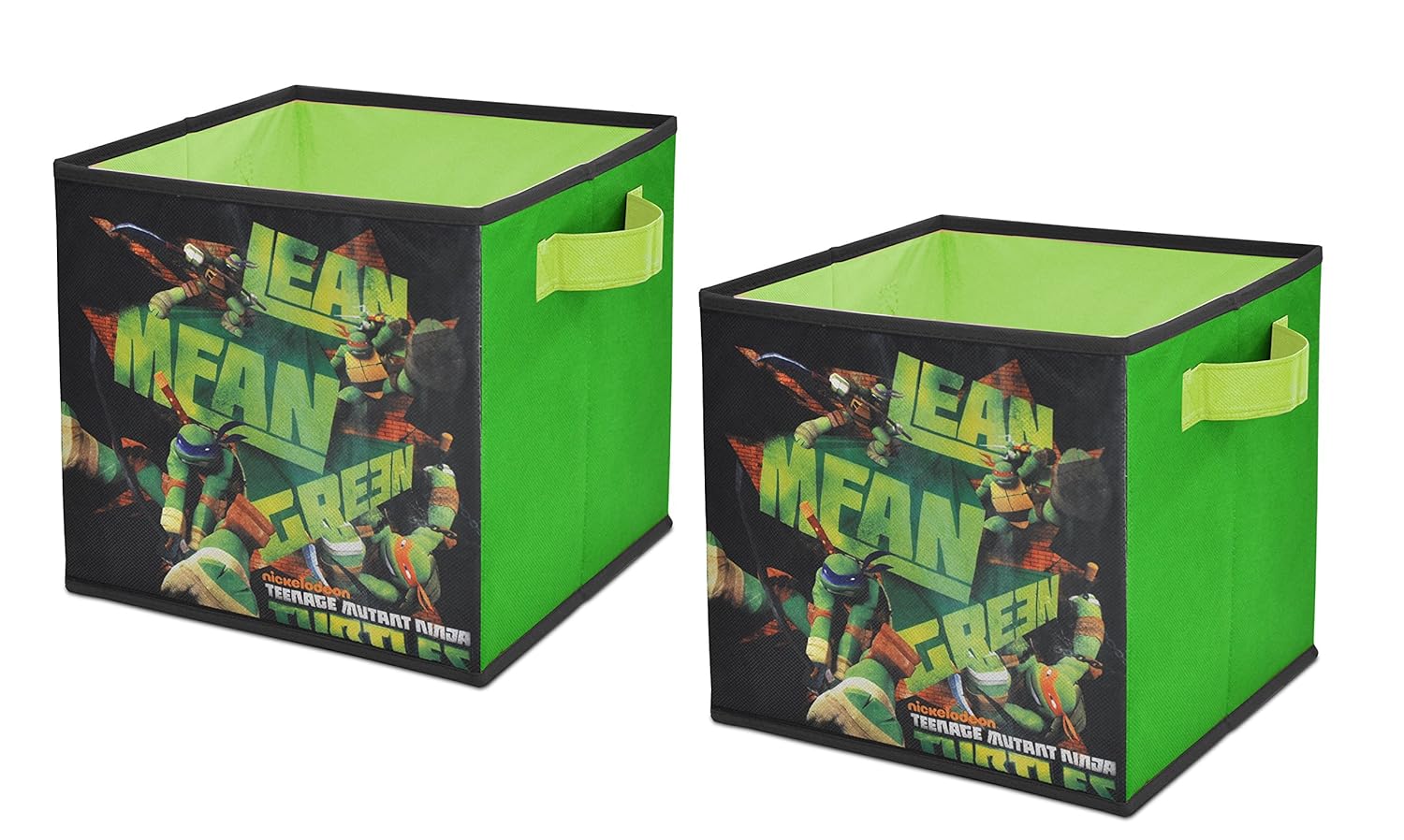 Nickelodeon Teenage Mutant Ninja Turtles Storage Cubes, Set of 2, 10 ...