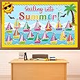 Amazon.com: gisgfim 3D Sailing into Summer Classroom Bulletin Board ...