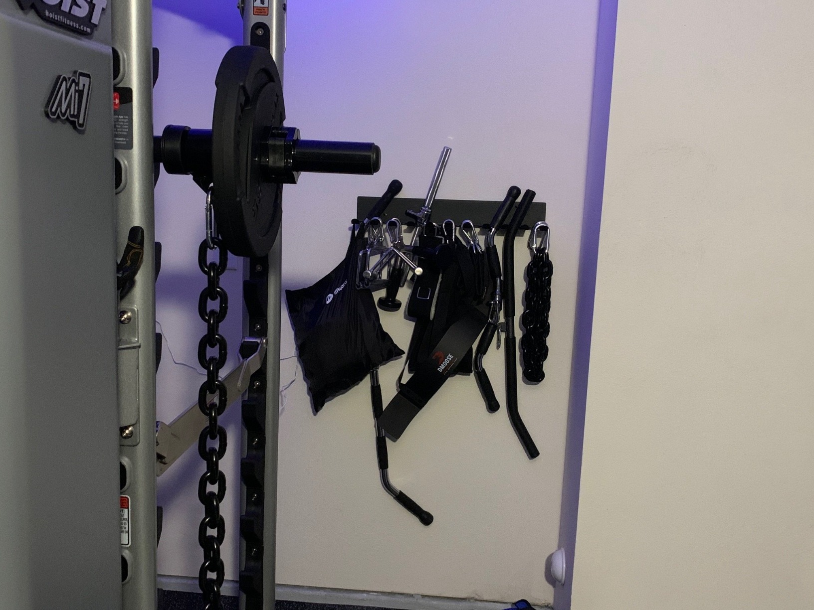 $6/mo - Finance Gym Storage Rack Resistance Band Rack Wall Mount ...