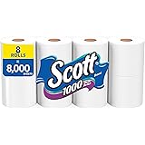 Amazon.com: Scott 1000 Sheets Per Roll Toilet Paper, Bath Tissue, 20 Rolls : Health & Household