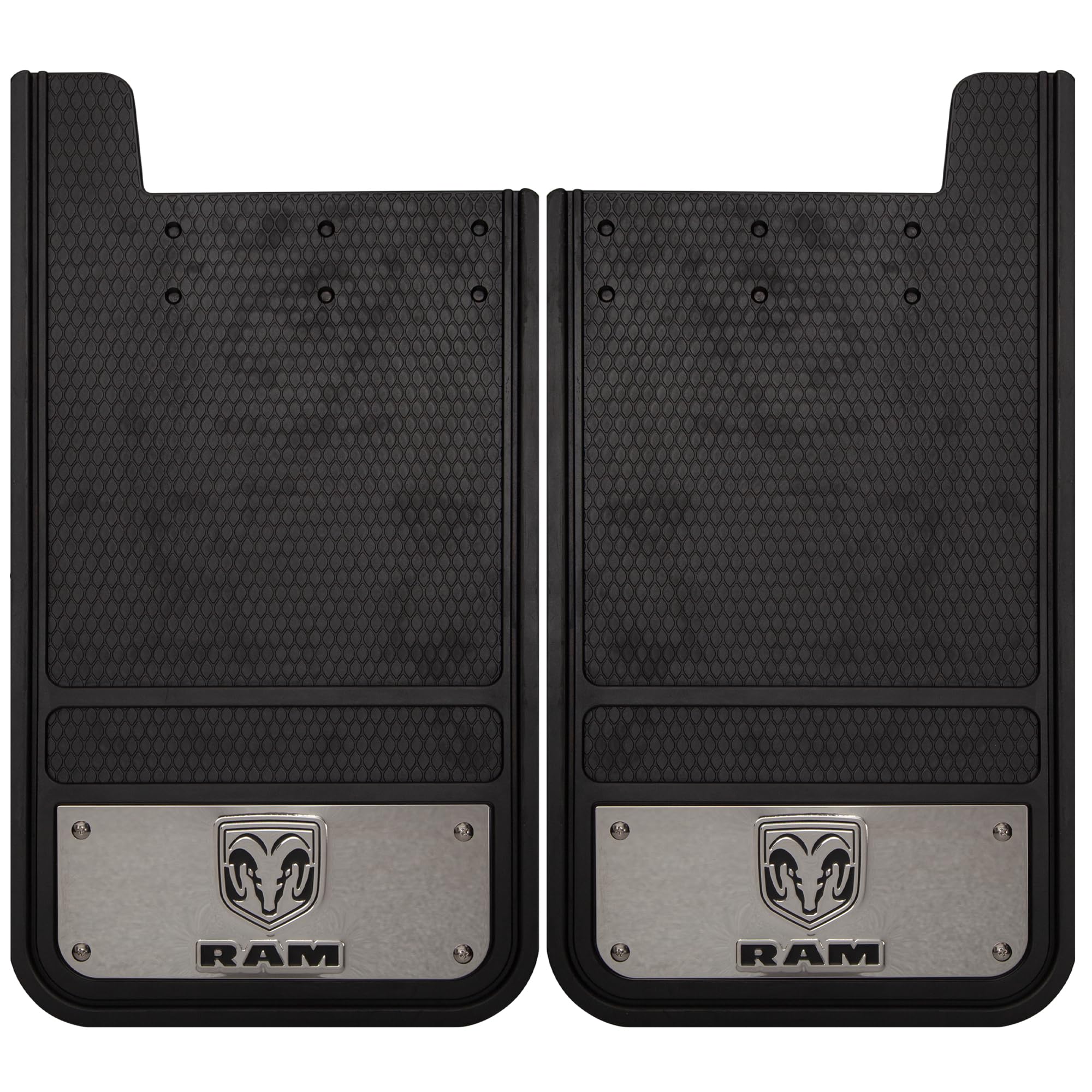 Plasticolor Ram Heavy Duty Rear 12 X 23 Mud Guards, 12" x 23" Rear Mud ...